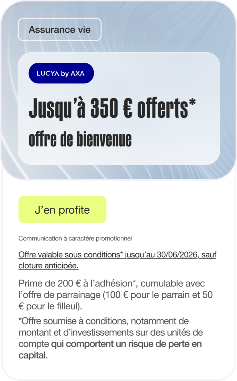 Assurance vie en ligne Lucya by AXA : Maximisez votre rendement - Lucya